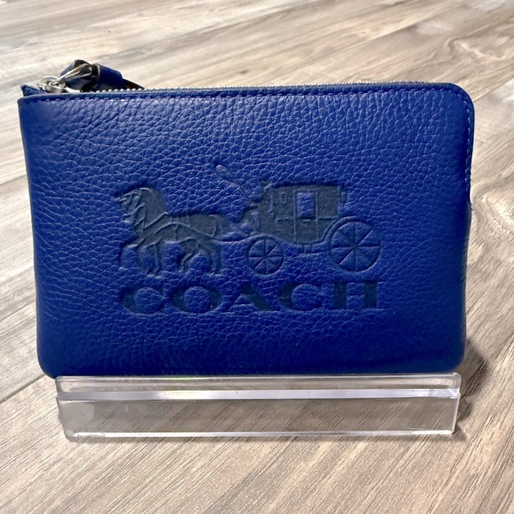Coach | Bags | Nwt Coach Carriage Embossed Small Corner Zip Wirstlet ...